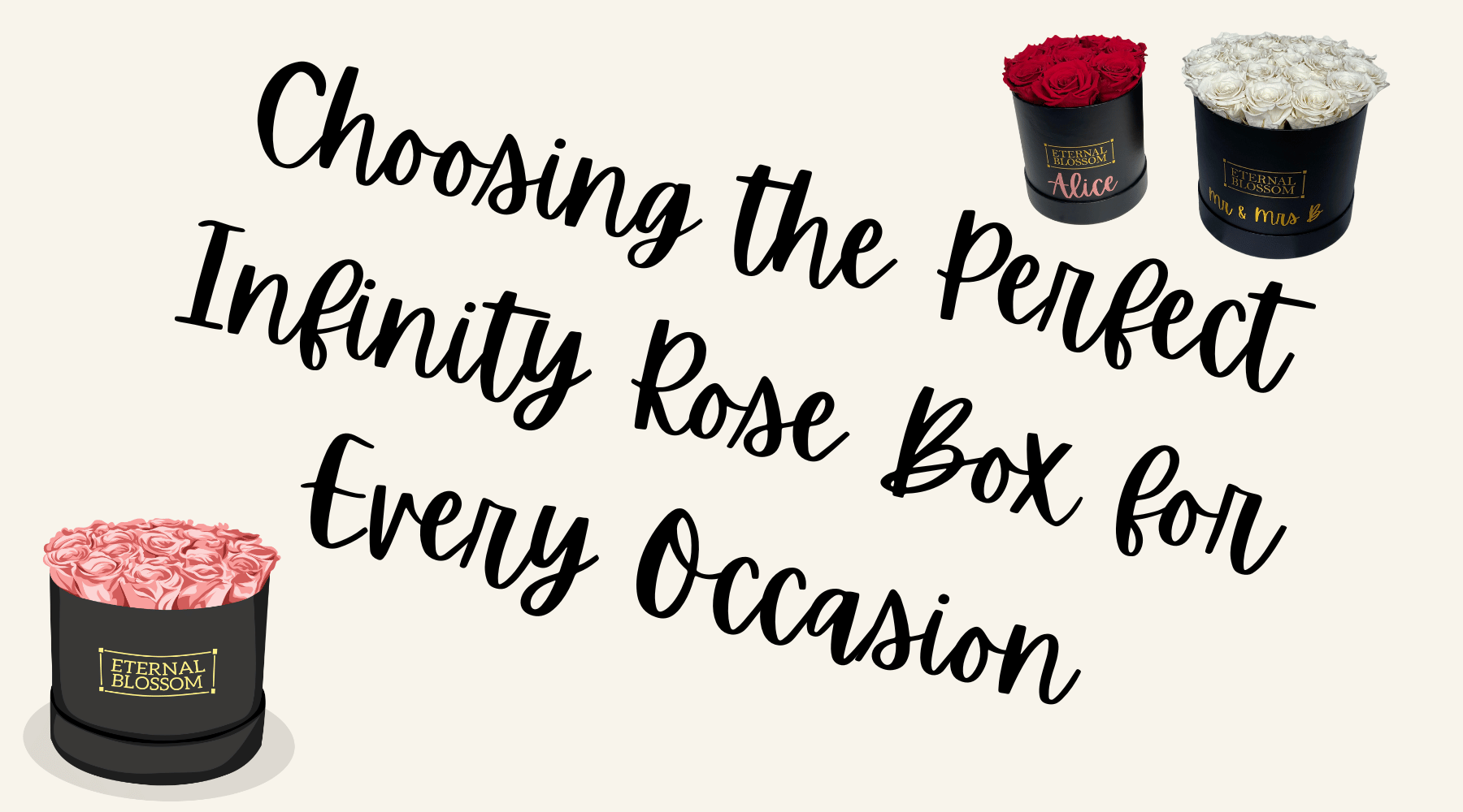 Choosing the Perfect Infinity Rose Box for Every Occasion – Eternal Blossom