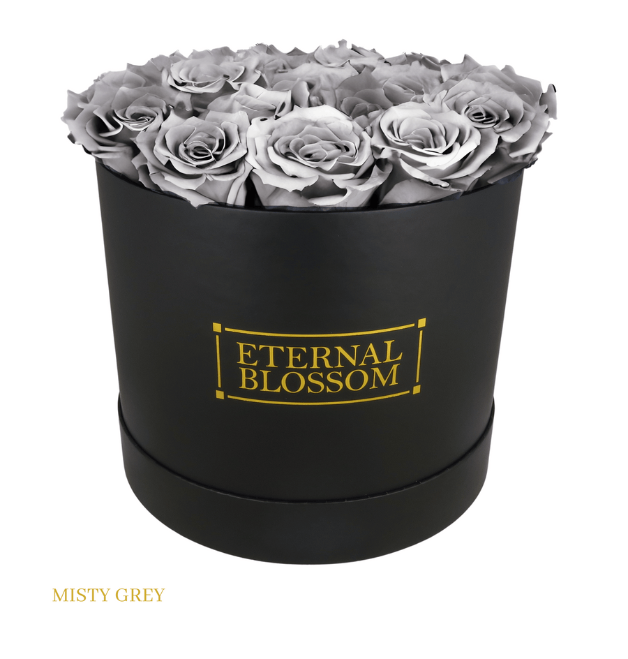 Eternal Blossom | Large Round Rose Box | Infinity Roses Year Lasting ...
