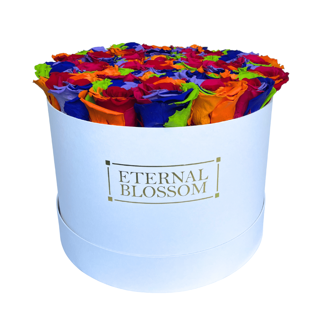 Eternal Blossom | Extra Large Rose Box | Infinity Roses Year Lasting ...