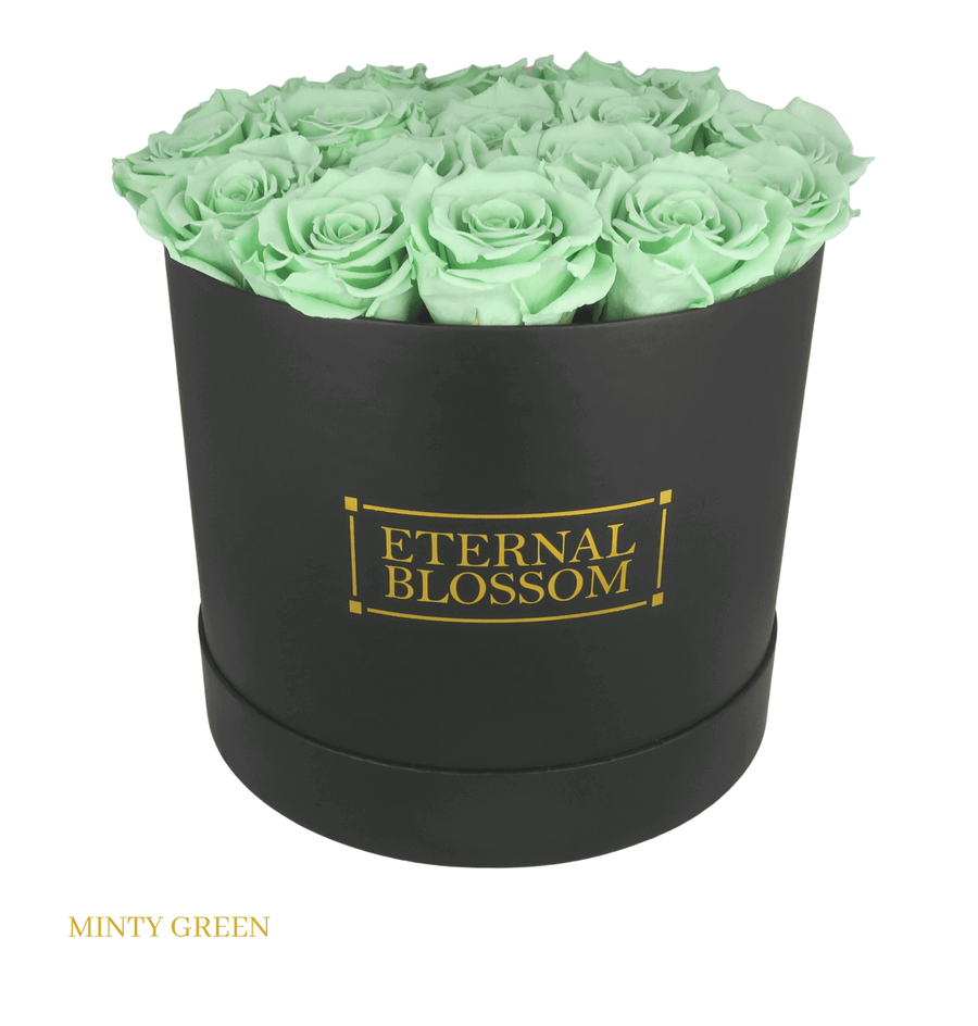 Eternal Blossom | Large Round Rose Box | Infinity Roses Year Lasting ...