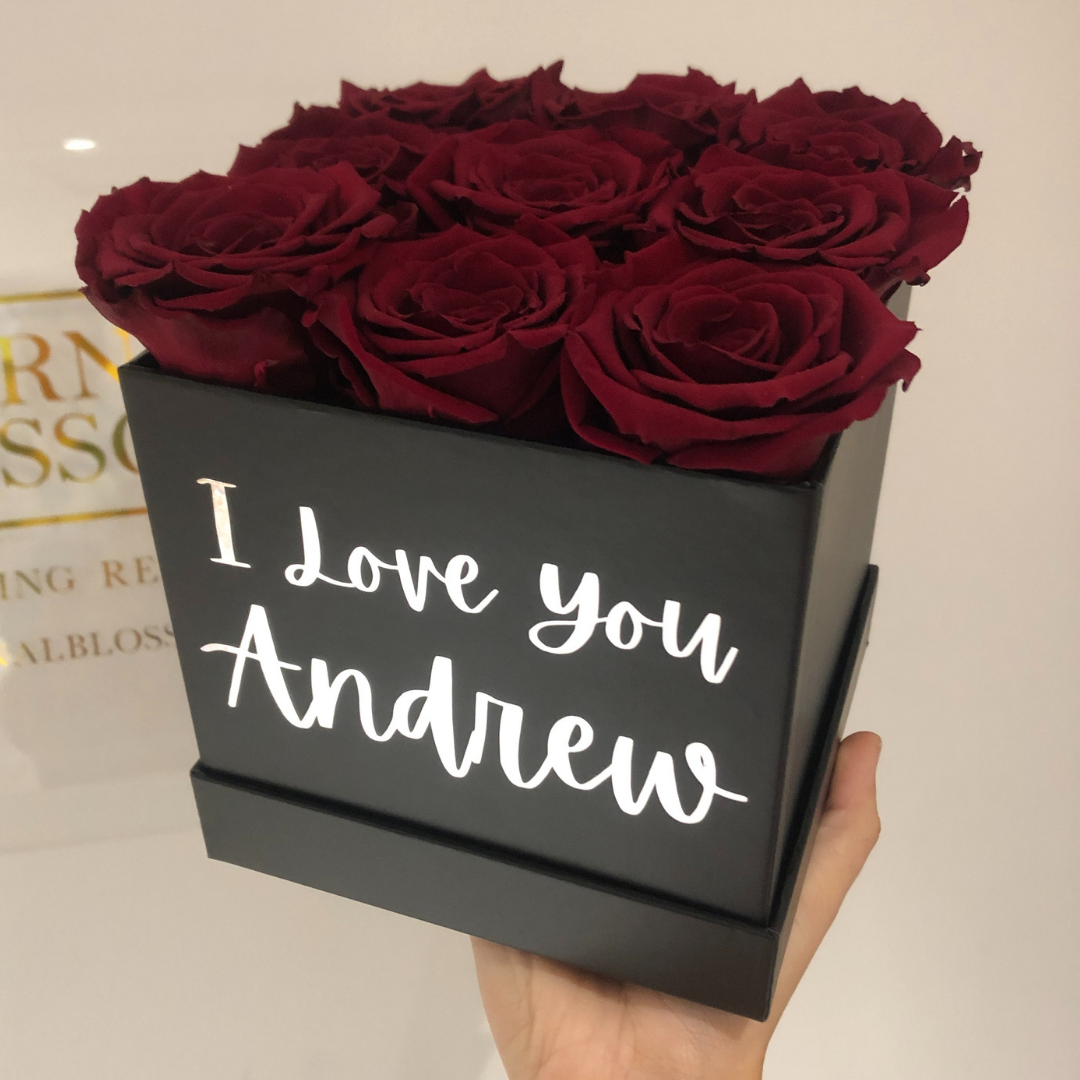 Luxurious Roses in Round Boxes - herbdavidguitarstudio